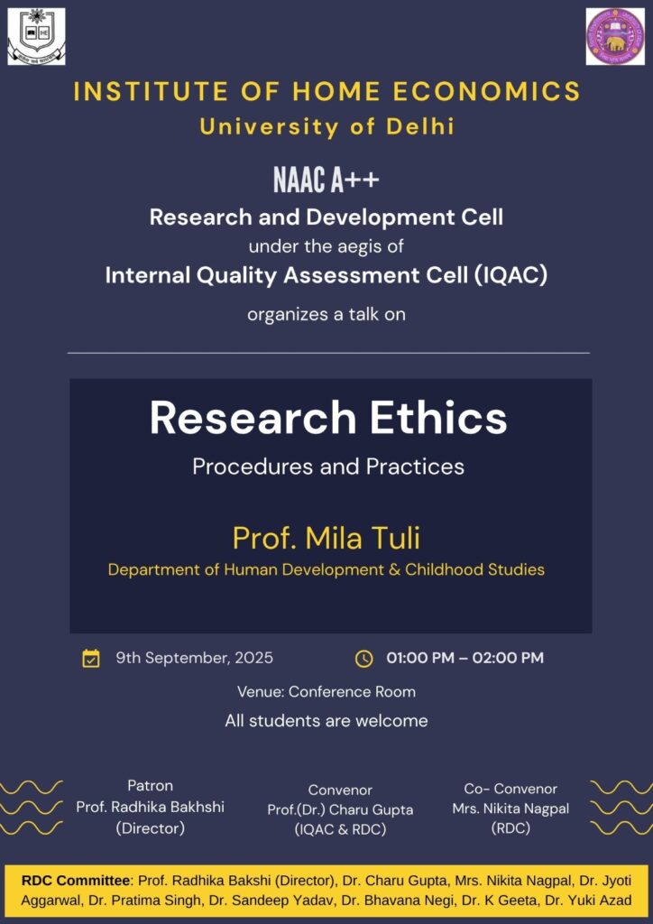 IHE (Institute of Home Economics)